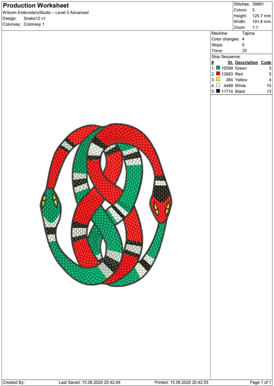 Snake Embroidery Design Files - Etsy