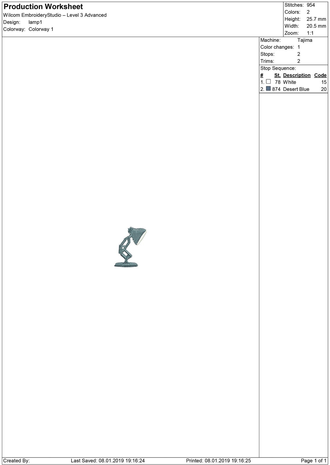 Lamp Embroidery Design Files - Etsy