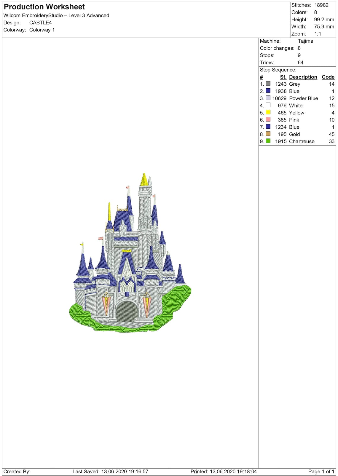 Castle Embroidery Design Files - Etsy