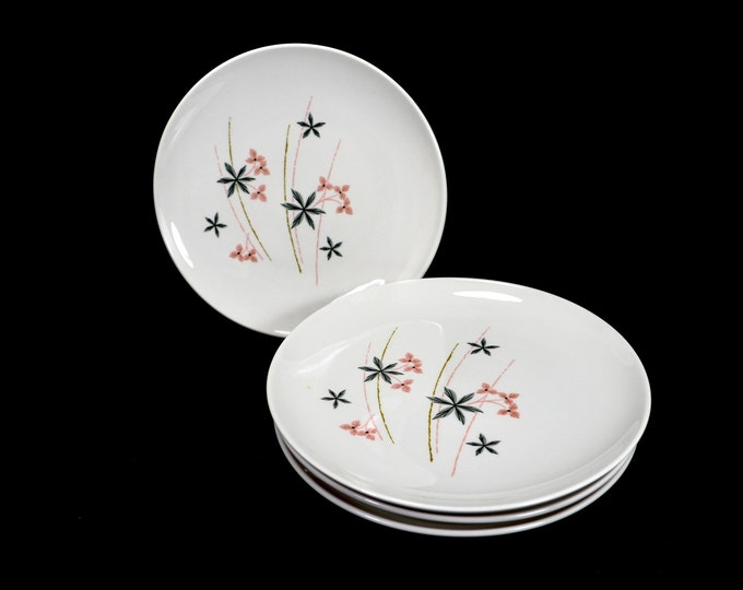 Franciscan China White Stoneware Happy Talk 6-inch Bread Plate Gray and ...