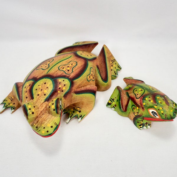 Wooden Frog - Etsy