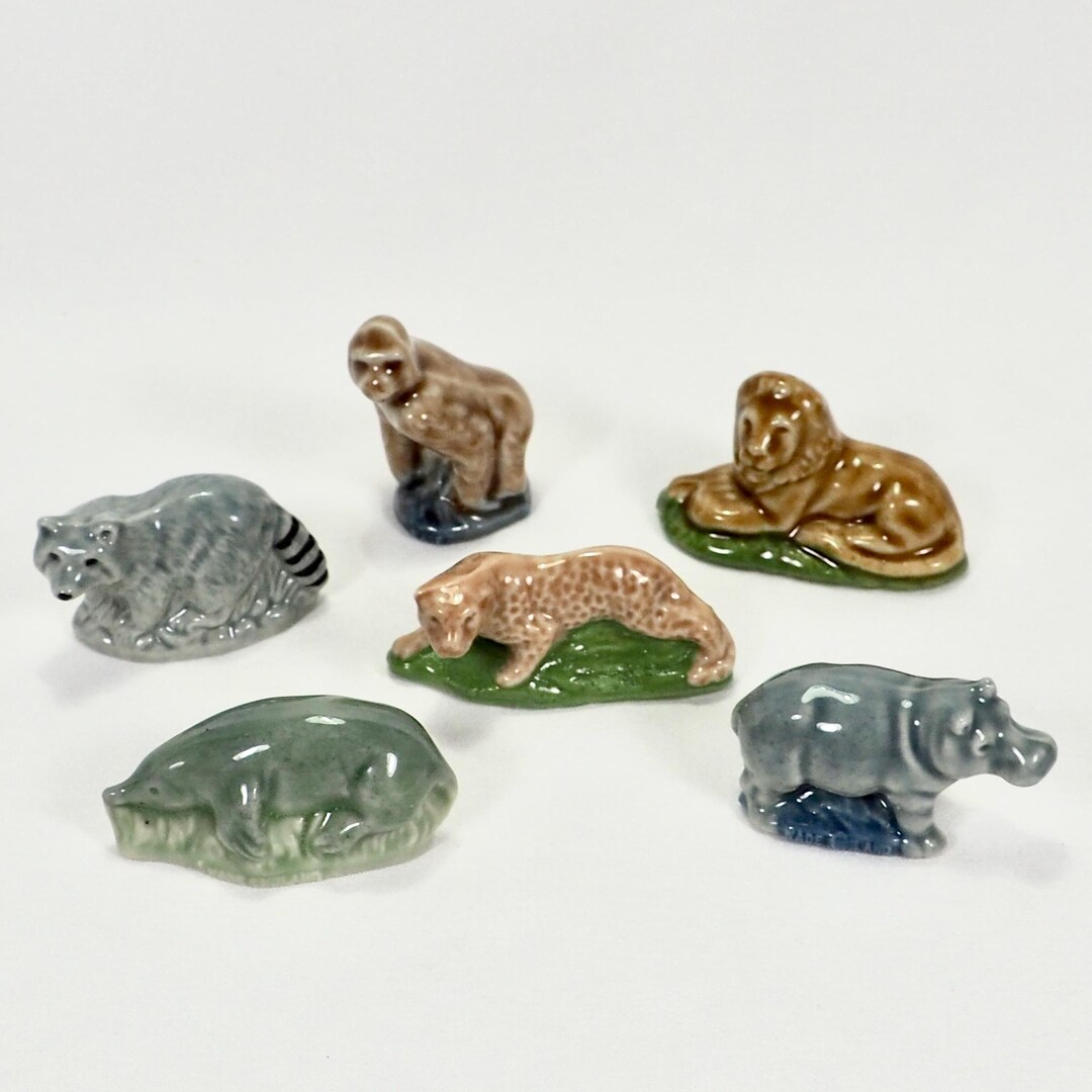 Wade Whimsies New Colorway Animal Figurine Set (1998-2003) Vintage ...
