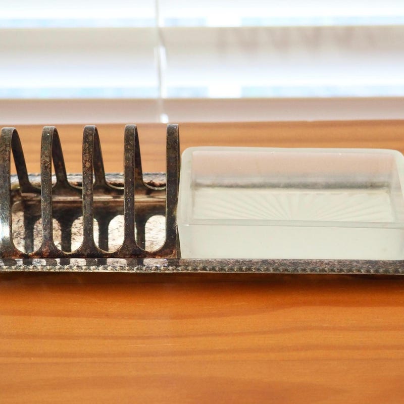 Toast Rack Butter Dish - Etsy