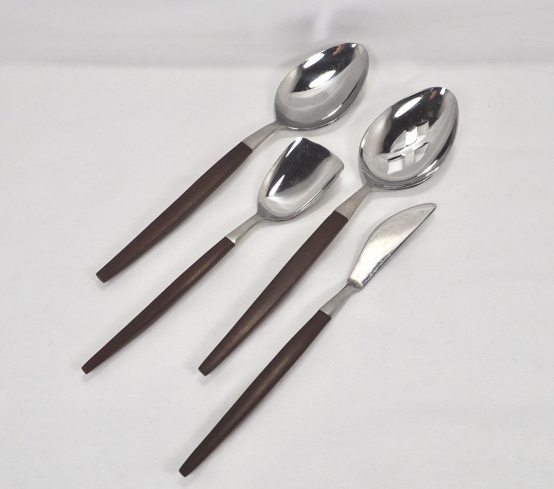 Epic Japan Flatware Stainless Steel Set of 4 Serving Pieces (serving ...