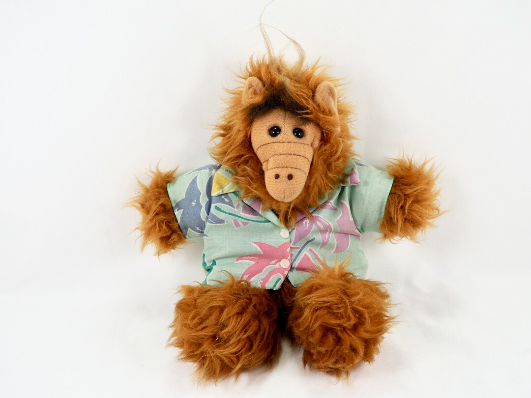 Vintage ALF Puppet With Hawaiian Shirt Retro Alien TV Show Collectible ...
