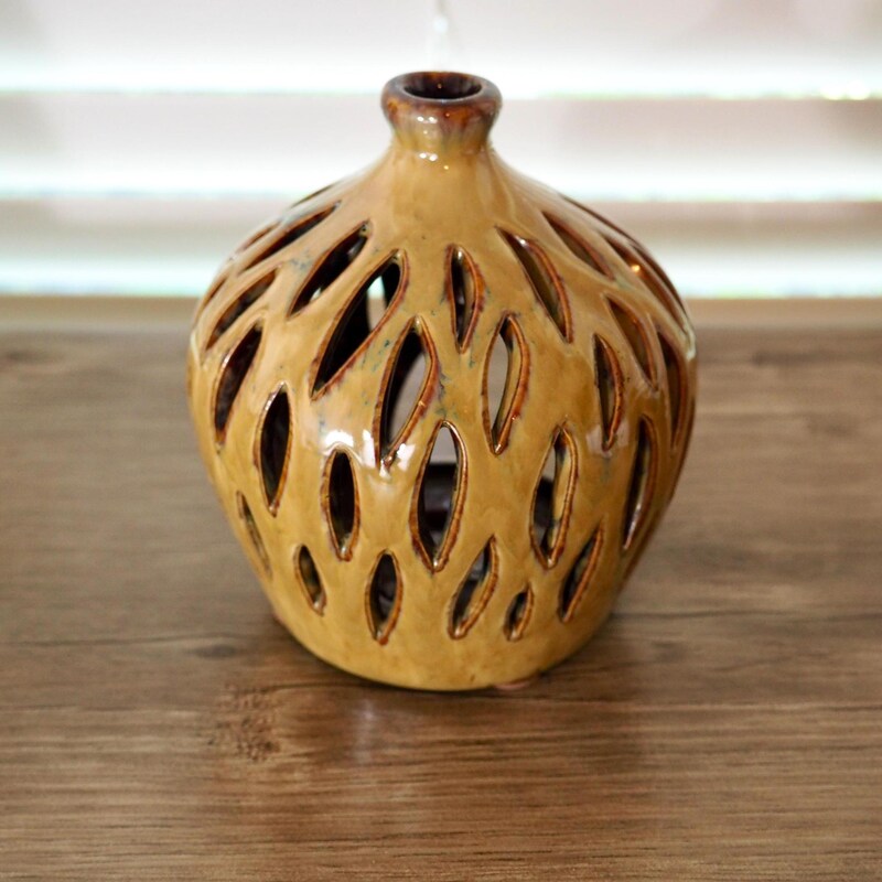 Pottery Luminary - Etsy
