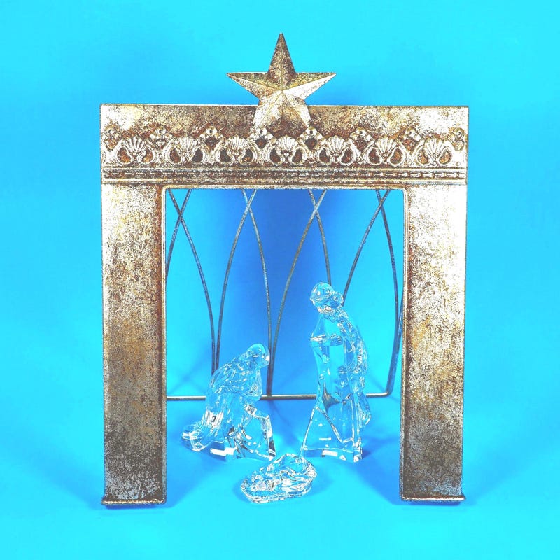 Crystal Nativity Figurines - Etsy