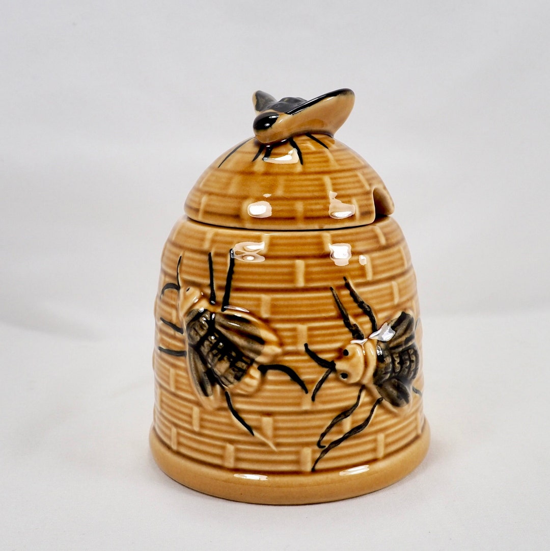 Vintage Honey Pot With Honey Bee Design - Etsy