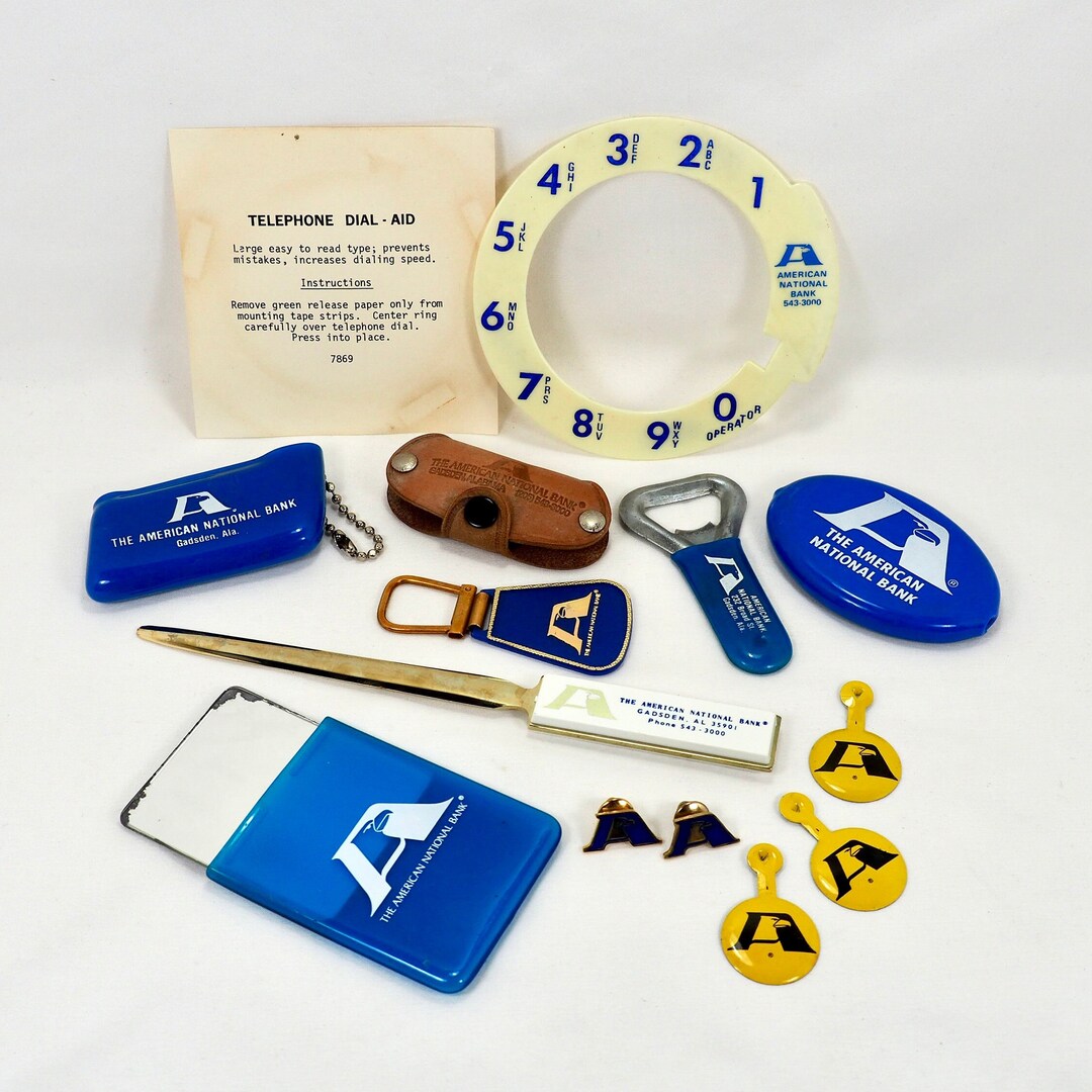 Vintage Advertising Lot Bank Advertisement Giveaways the American ...