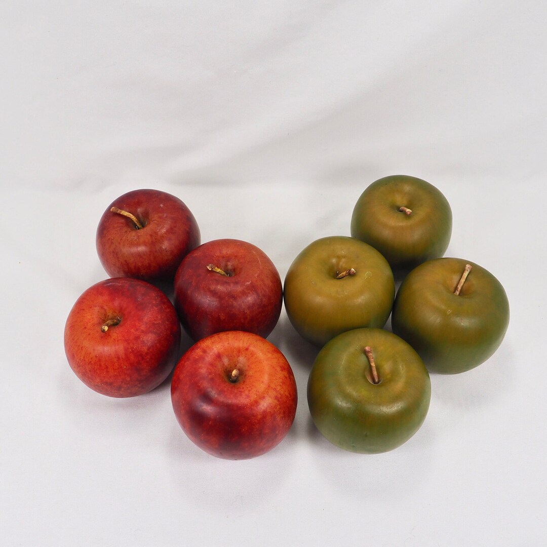 Choice of Artificial Apples Food Photography Props Fruit Kitchen Decor ...