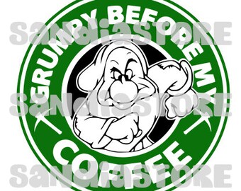 Grumpy Before My Coffee Template - Etsy