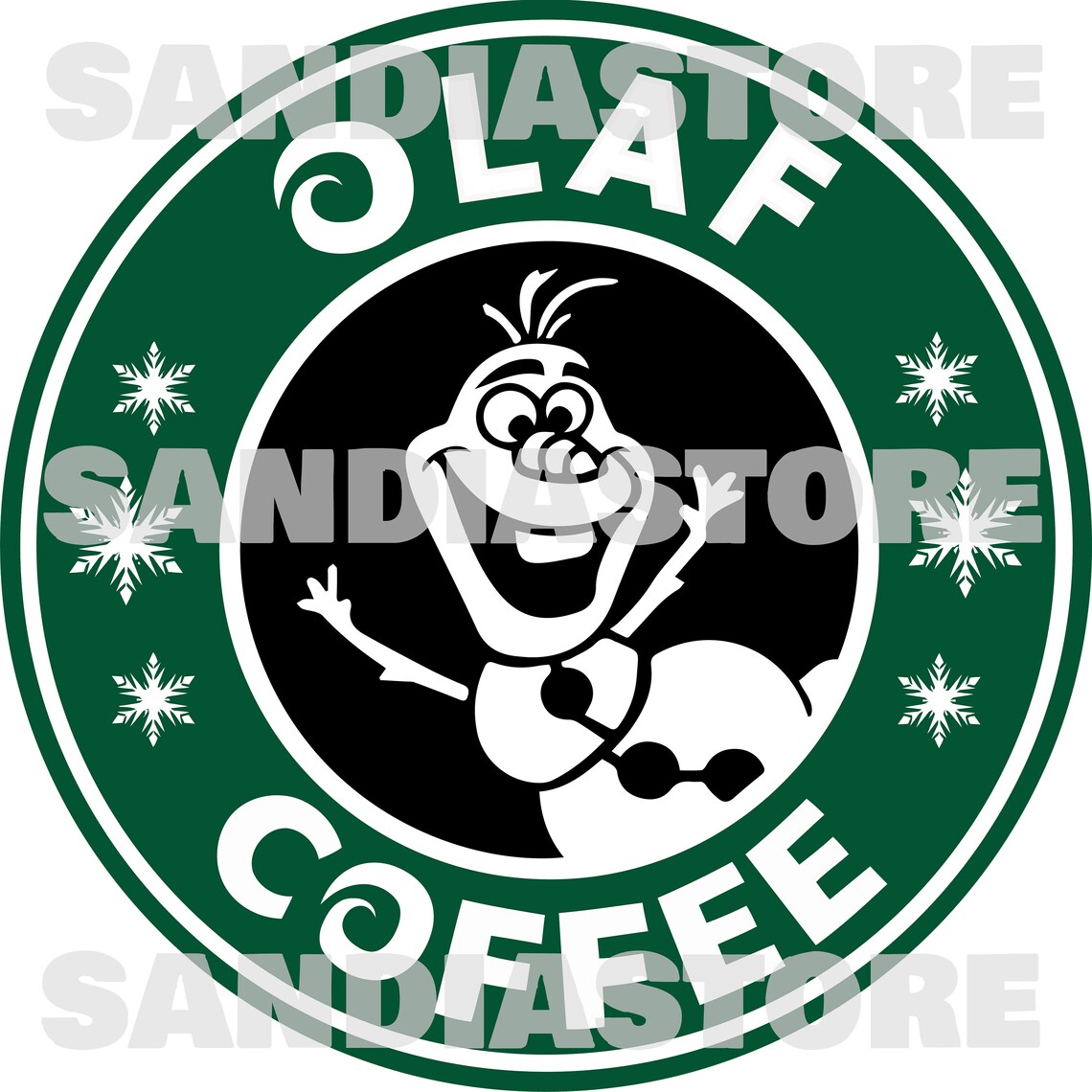 Olaf Coffee, Frozen, Starbucks, Svg - Etsy
