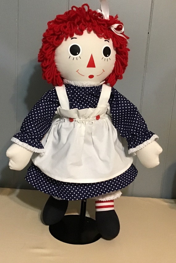 Raggedy Ann Ragdoll - Etsy