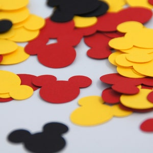 Mickey Mouse Confetti, Mickey Birthday, Minnie Mouse Birthday, Table ...
