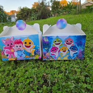 Baby Shark Birthday / Baby Shark / Baby Shark Birthday Boxes / Baby ...