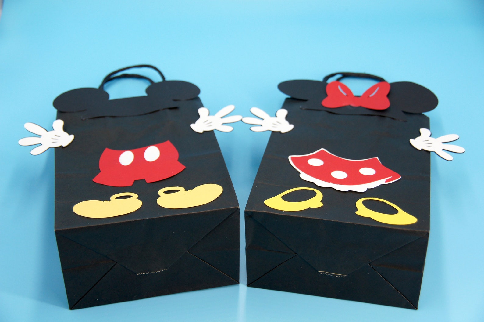 Mickey Party Bags minnie Parrty Bags Mickey Birthdayminnie - Etsy