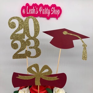 Maroon Graduation Party Decoration,2024 College Graduation, Decoration ...