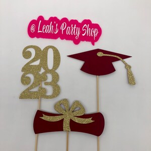 Maroon Graduation Party Decoration,2024 College Graduation, Decoration ...