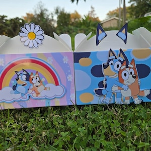 Bluey Birthday, Bluey Groovy Birthday, Bluey Favor Box, Bluey Candy Box ...