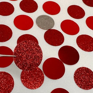 Glitter Confetti Red Glitter Valentines Day Table Confetti Red Party ...