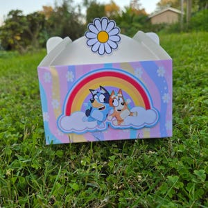Bluey Birthday, Bluey Groovy Birthday, Bluey Favor Box, Bluey Candy Box ...