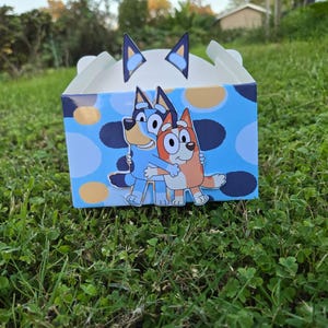 Bluey Birthday, Bluey Groovy Birthday, Bluey Favor Box, Bluey Candy Box ...