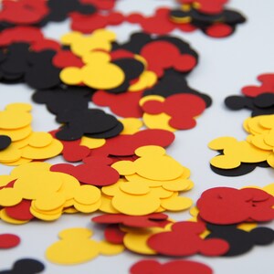 Mickey Mouse Confetti, Mickey Birthday, Minnie Mouse Birthday, Table ...