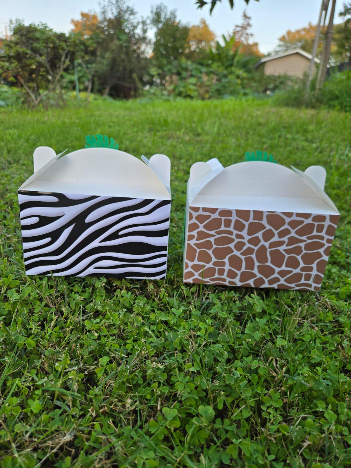Micky Safari Inspired Party Favor Box. Safari Favor Boxes. Micky Safari ...