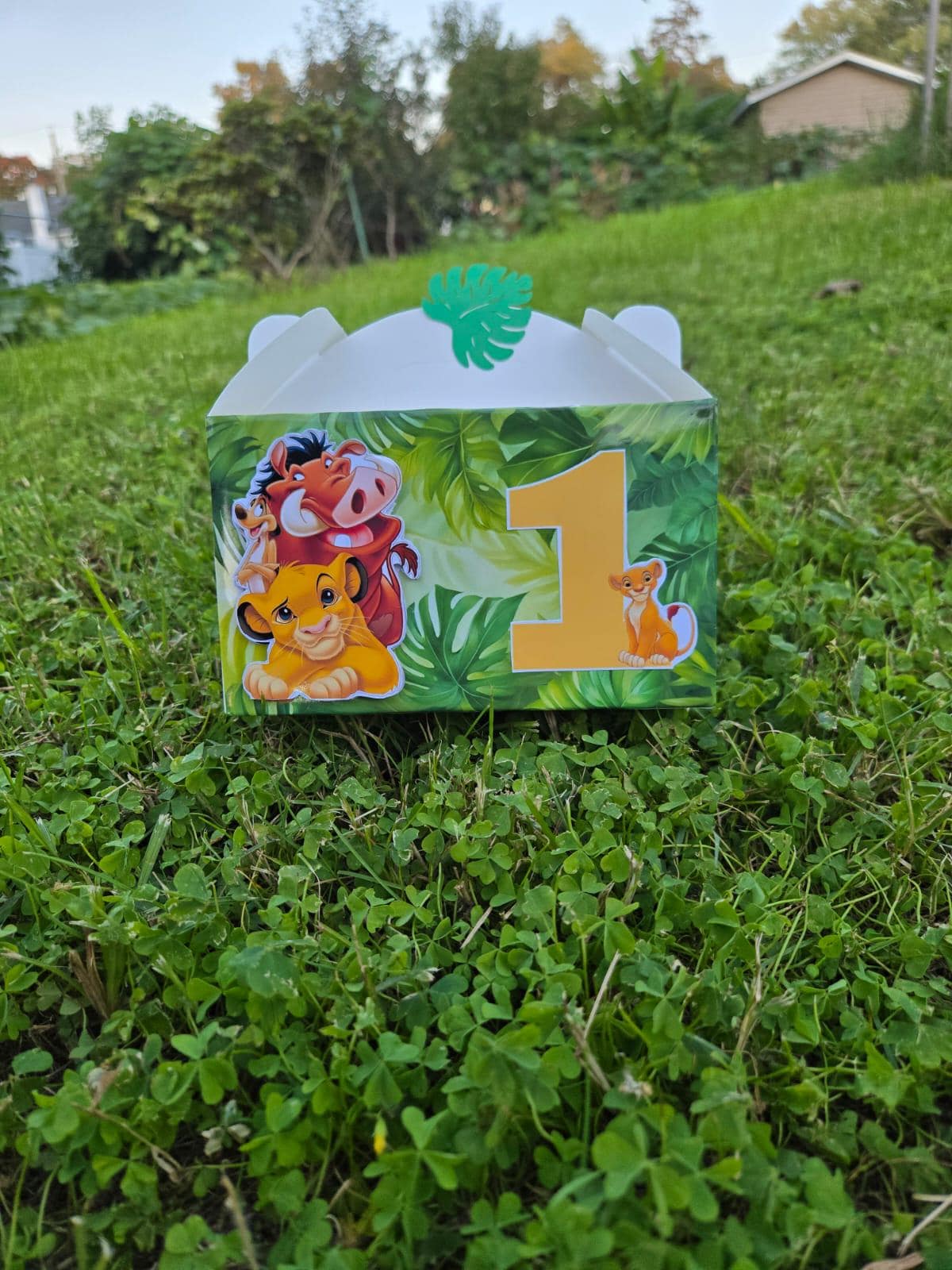 Lion King Party Favor Box, Lion King Birthday Theme, Lion King Birthday ...