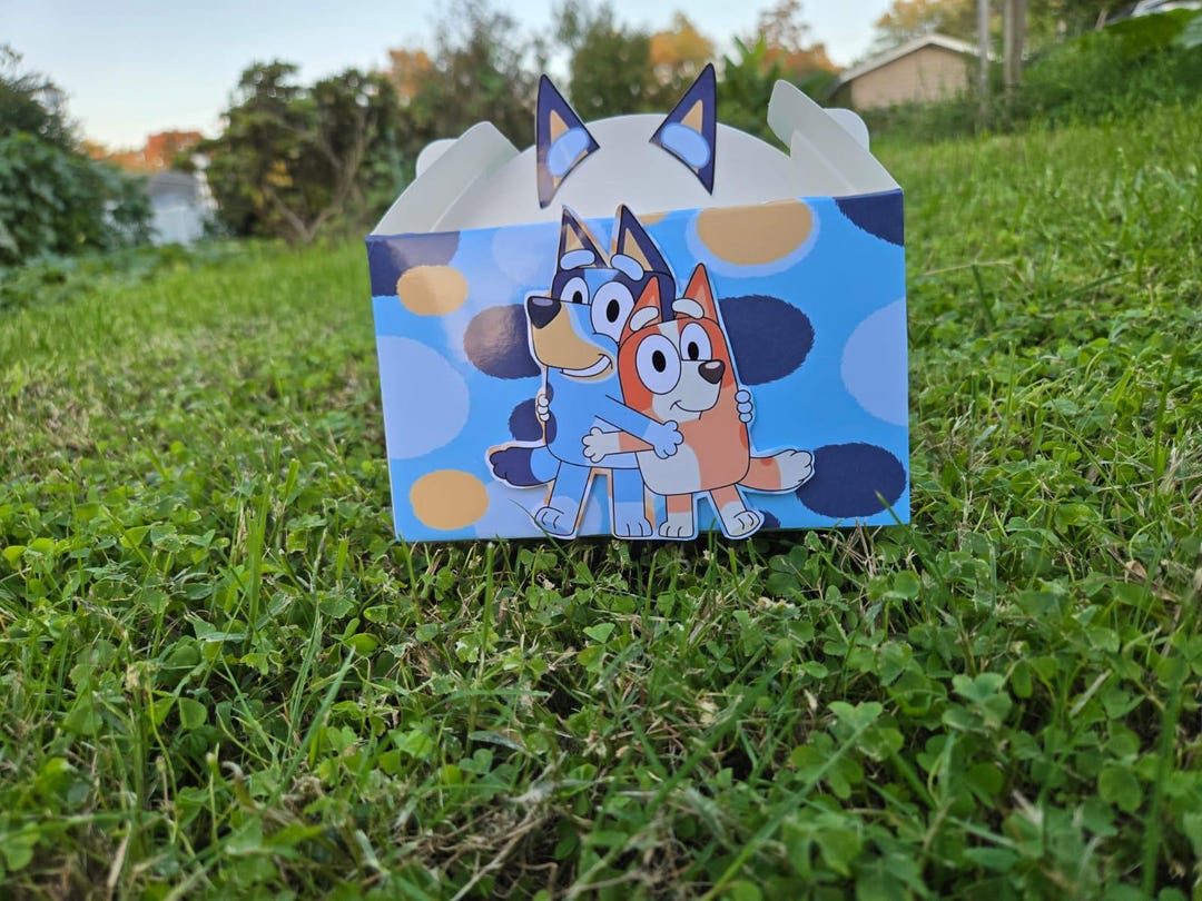 Bluey Birthday, Bluey Groovy Birthday, Bluey Favor Box, Bluey Candy Box ...