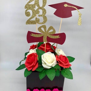 Maroon Graduation Party Decoration,2024 College Graduation, Decoration ...