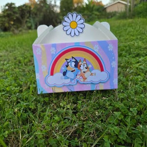 Bluey Birthday, Bluey Groovy Birthday, Bluey Favor Box, Bluey Candy Box ...