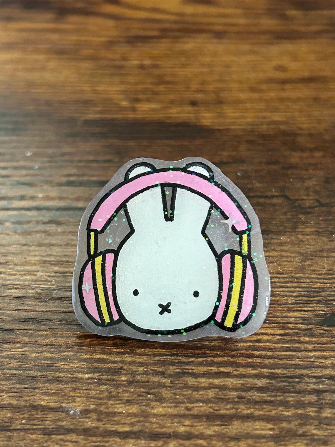 Miffy Headphones Pin - Etsy