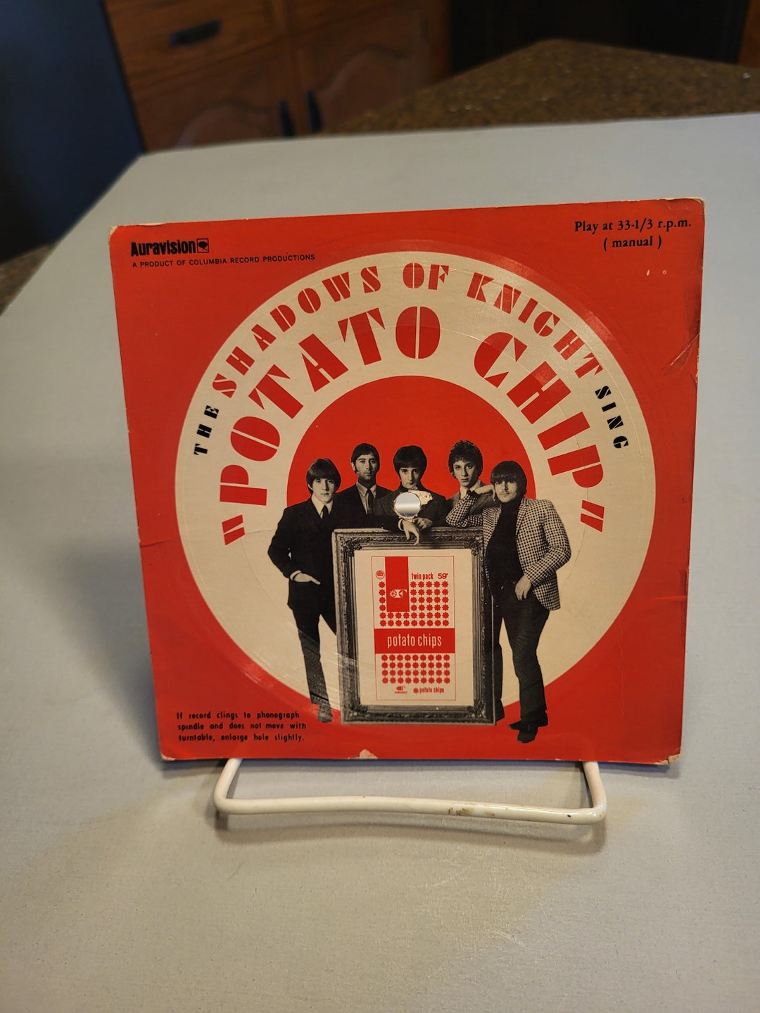 1960's Cardboard Record the Shadows of Knight potato Chip - Etsy
