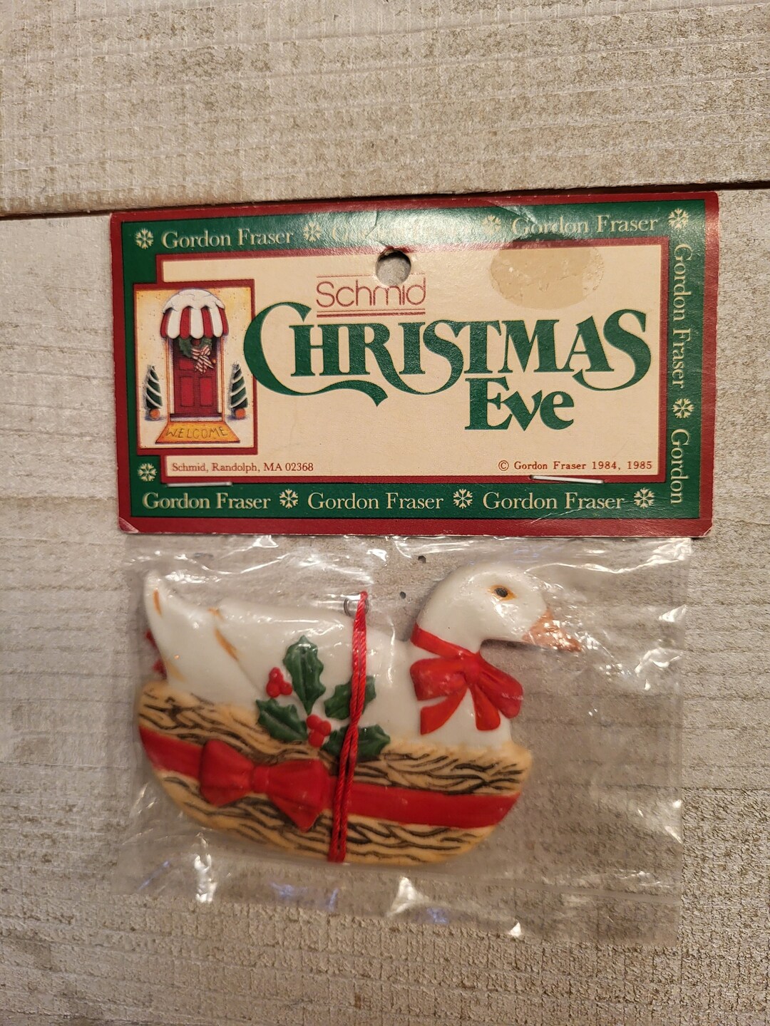 Schmid Gordon Fraser 1980's Christmas Ornament - Etsy