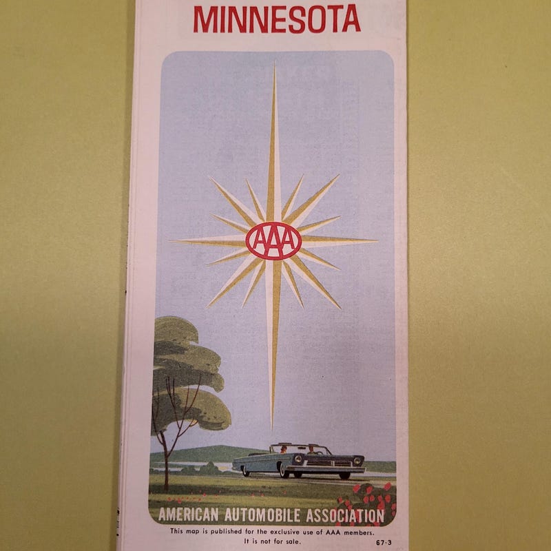 Old Minnesota Map - Etsy