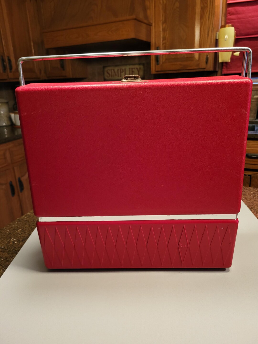 Zenith 1970's Record Album Caddy - Red -vintage Used - Etsy