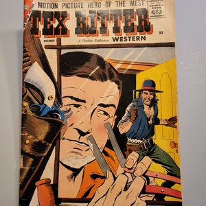 Tex Ritter Comic Western October 1958 - Etsy