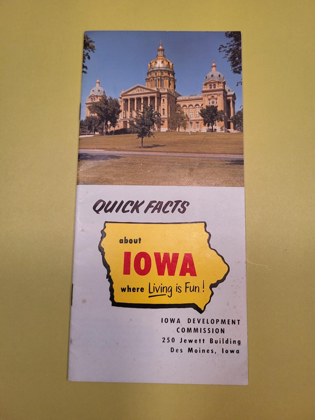 Iowa - Vintage Travel Brochure 1969 - Etsy