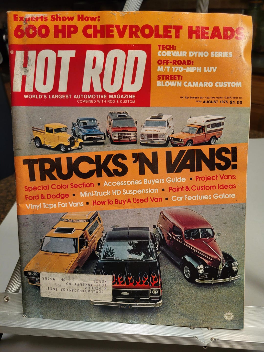 Hot Rod Magazine - August 1975 - Trucks 'N Vans! - Etsy