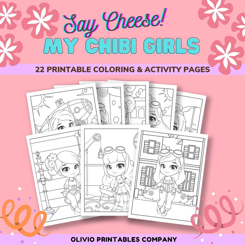 Cute Coloring Pages for Girls, Printable Coloring Pages for Kids and ...