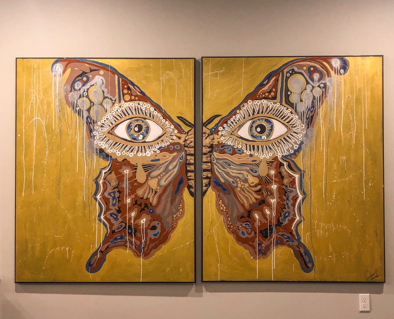 Evil Eye Butterfly Painting Set - Etsy