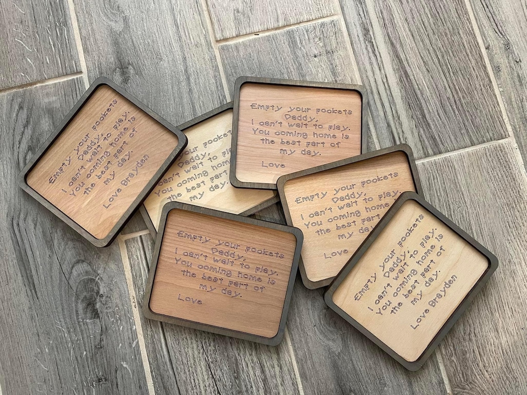 Personalized Pocket Trays - Etsy