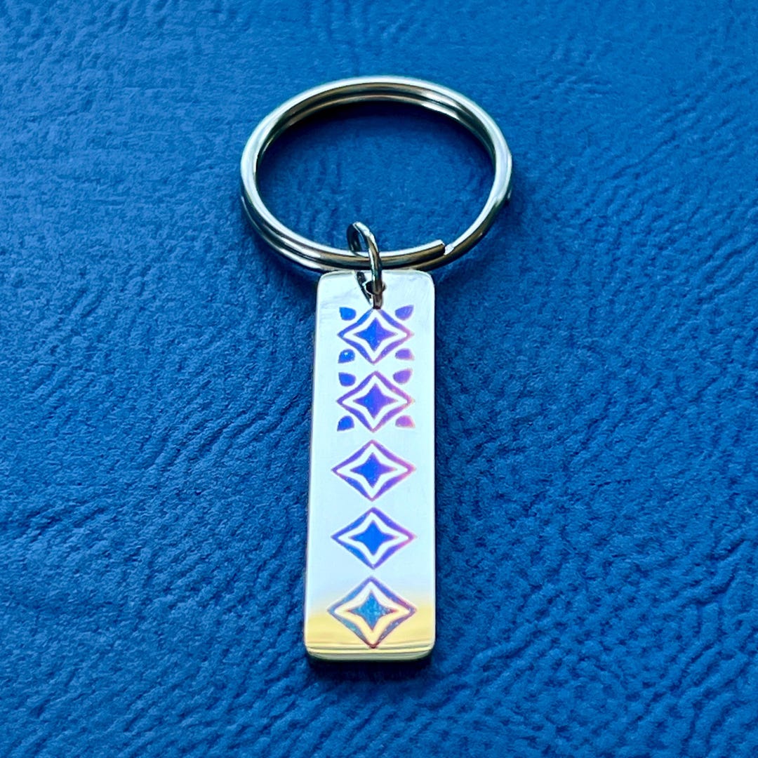 Sky Children of the Light Metal Keychain - Etsy