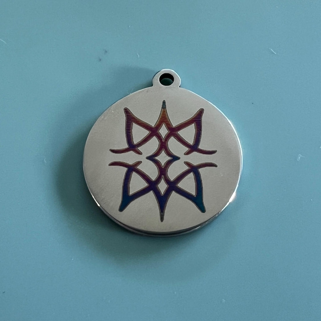 Amor Stella Vitae Glyph Pendant - Etsy