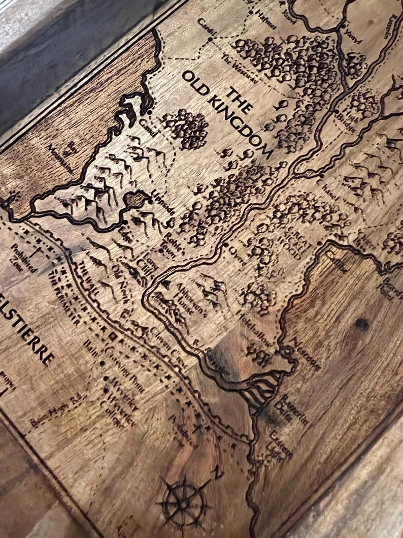 Old Kingdom Map Decorative Tray - Etsy
