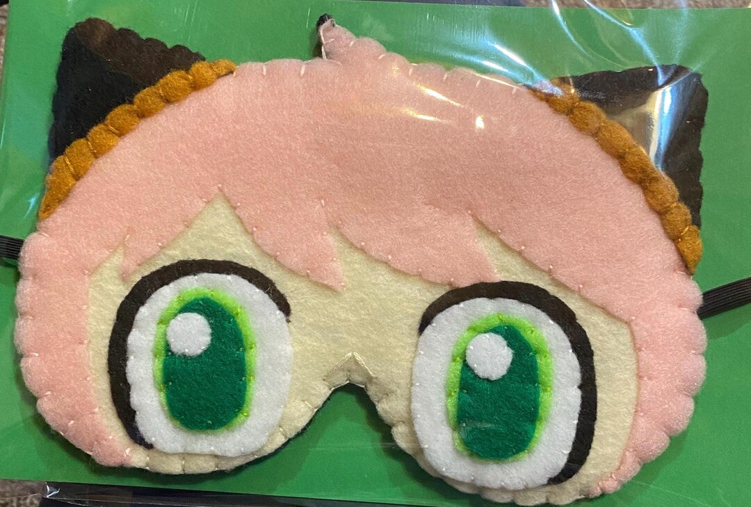 Anime Inspired Hand Stitched Character Sleep Masks - Etsy