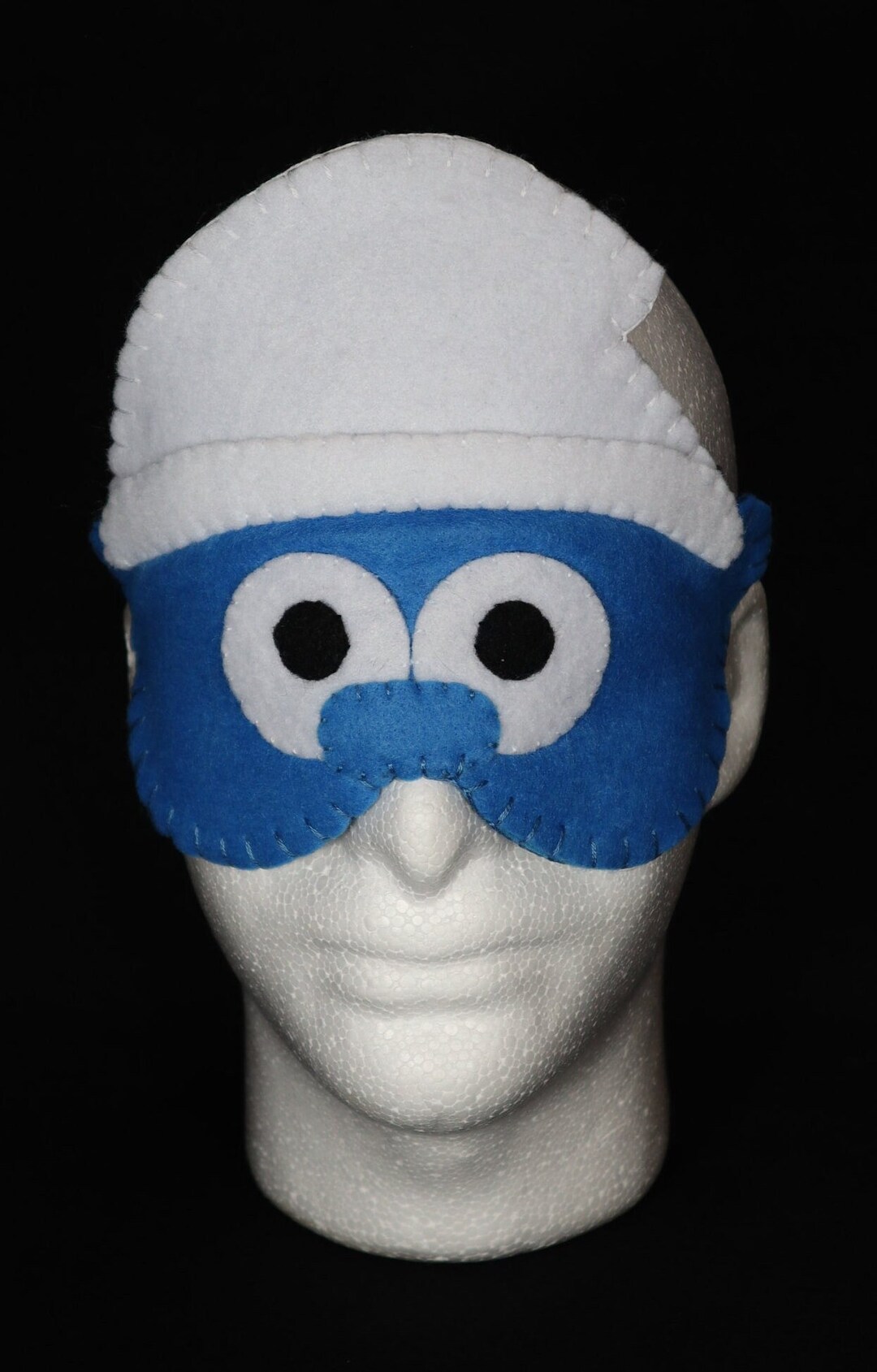 Smurf Adult Size Sleep Mask - Etsy
