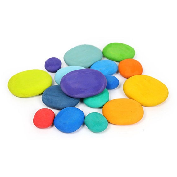 Learning & School Grimm's Style Building Blocks/ Rainbow Stacker Gift ...