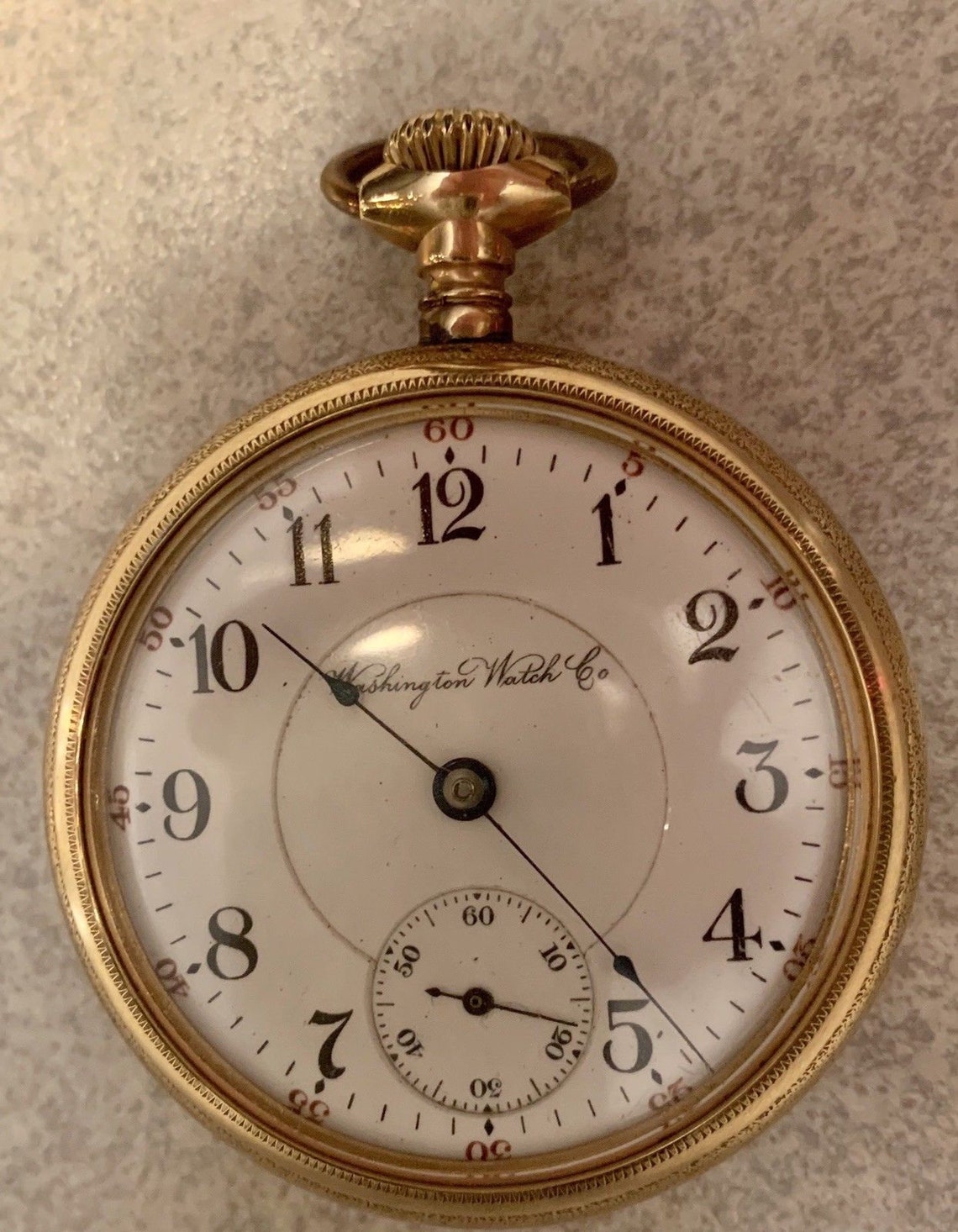 Washington Watch Co. 18sz. 17j Senate Pocket Watch Railroad Grade - Etsy